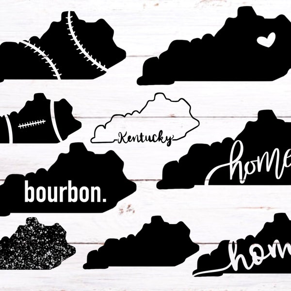 Kentucky State Shape - Etsy