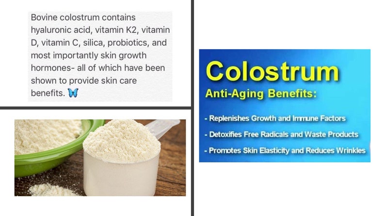Organic Colostrum Body & Face Cream | Lightweight Moisturizer With ...