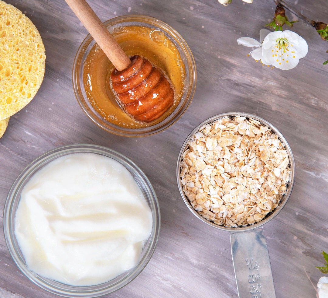 Organic Honey Oats Cream Anti Itch Lotion Healing Lotion Colloidal ...