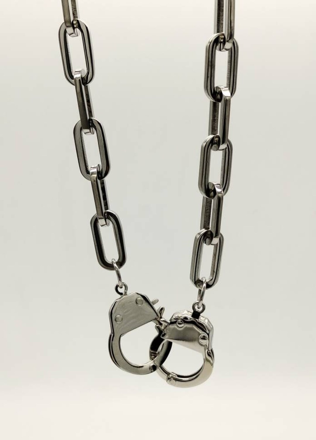 Necklace Handcuff Steel for Man AND Woman Necklace Trend Necklace Charm ...