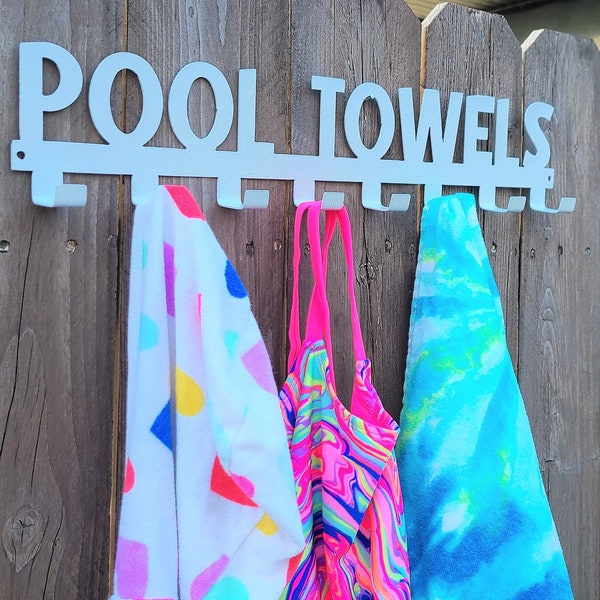 Pool Towel Rack - Etsy