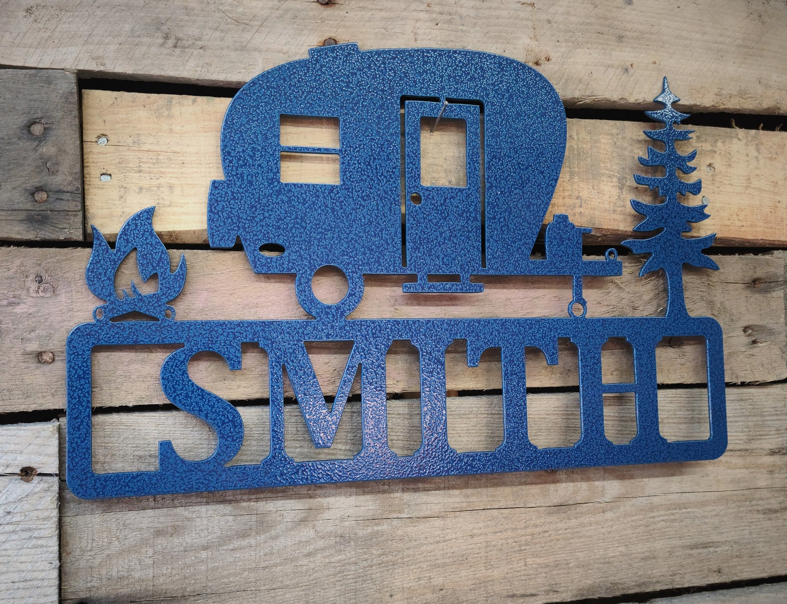 Camper Name Plaque Metal Personalized Camping/rv Sign | Etsy