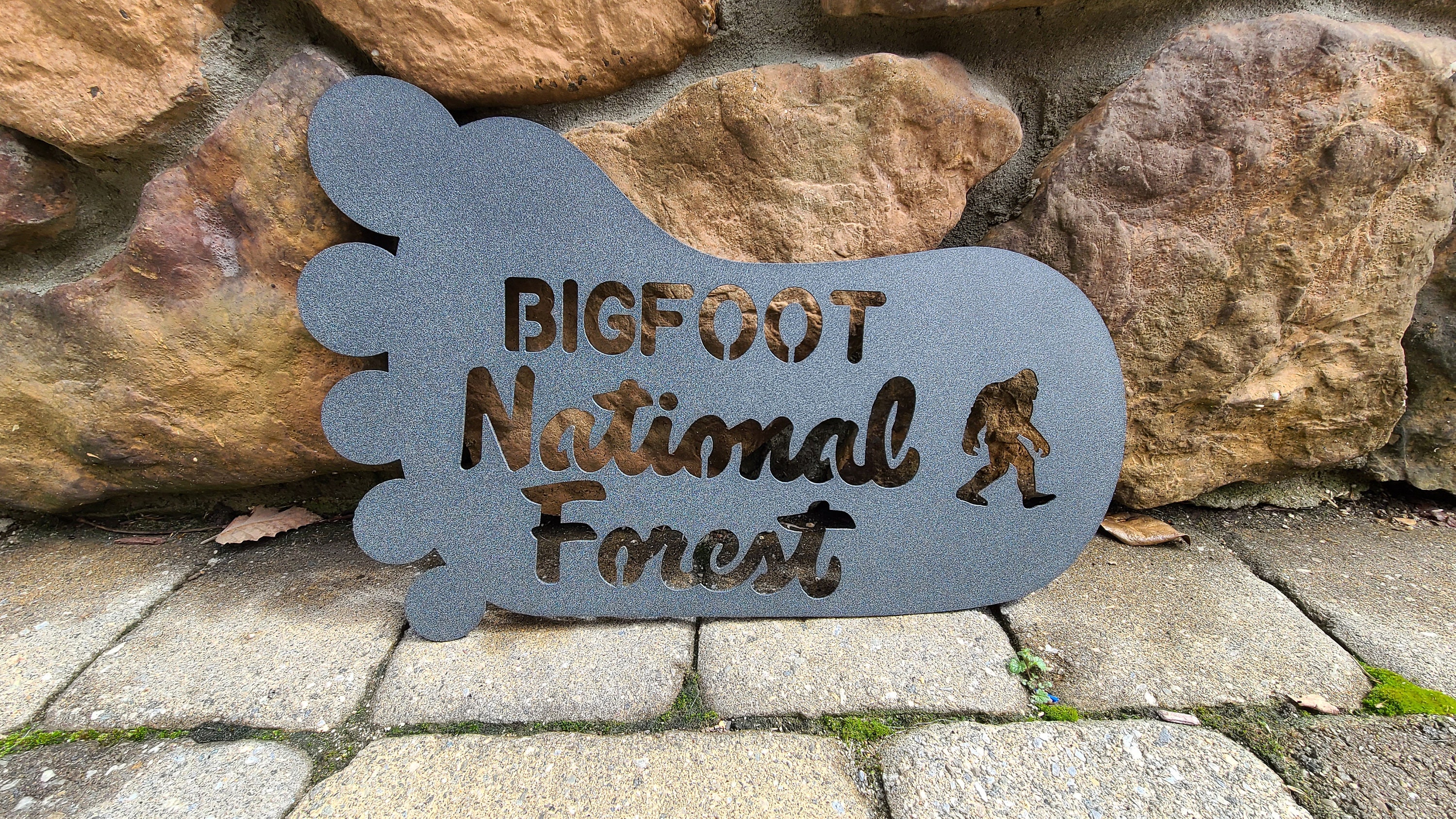 Bigfoot National Forest Metal Sign - Etsy