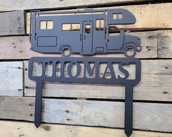Metal Rv Name Sign - Etsy