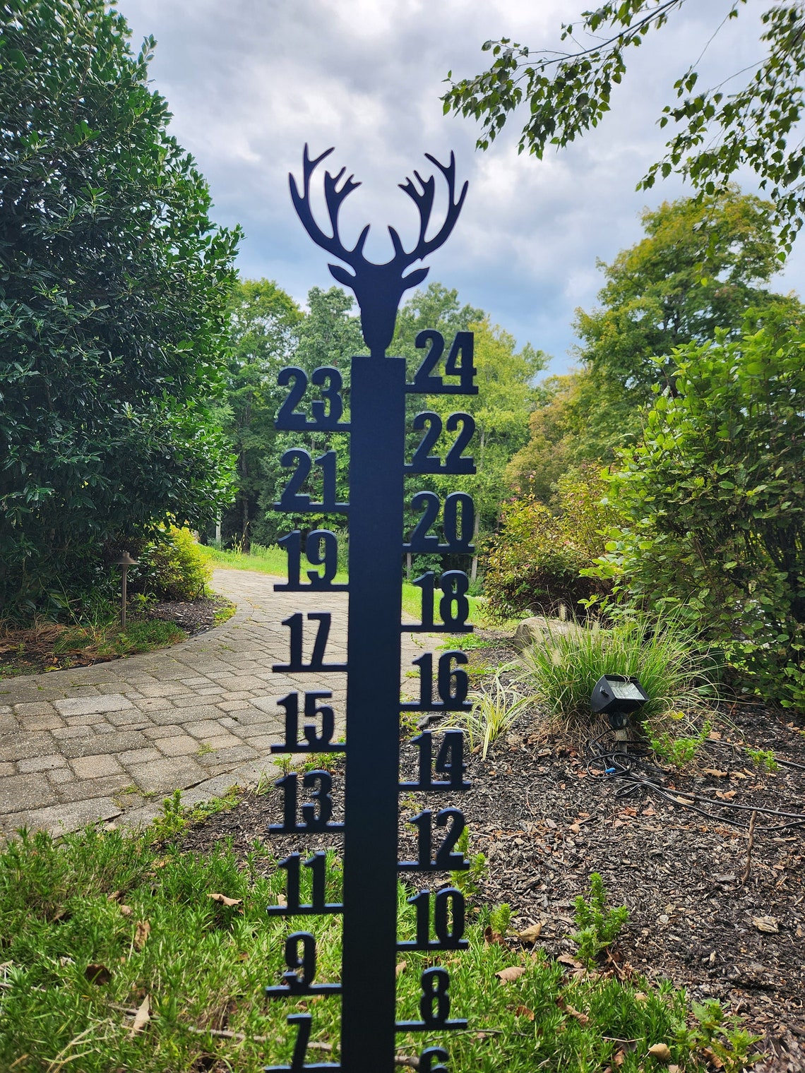 Deer Metal Snow Ruler/snow Gauge Snow Tracker Snow Stick - Etsy