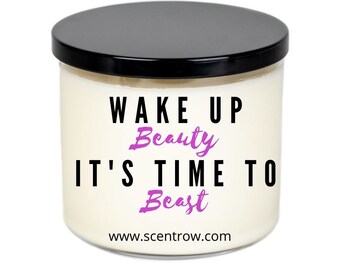 Wake up Candle | Etsy