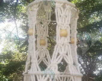 Macrame Hanging Plant Table - Etsy