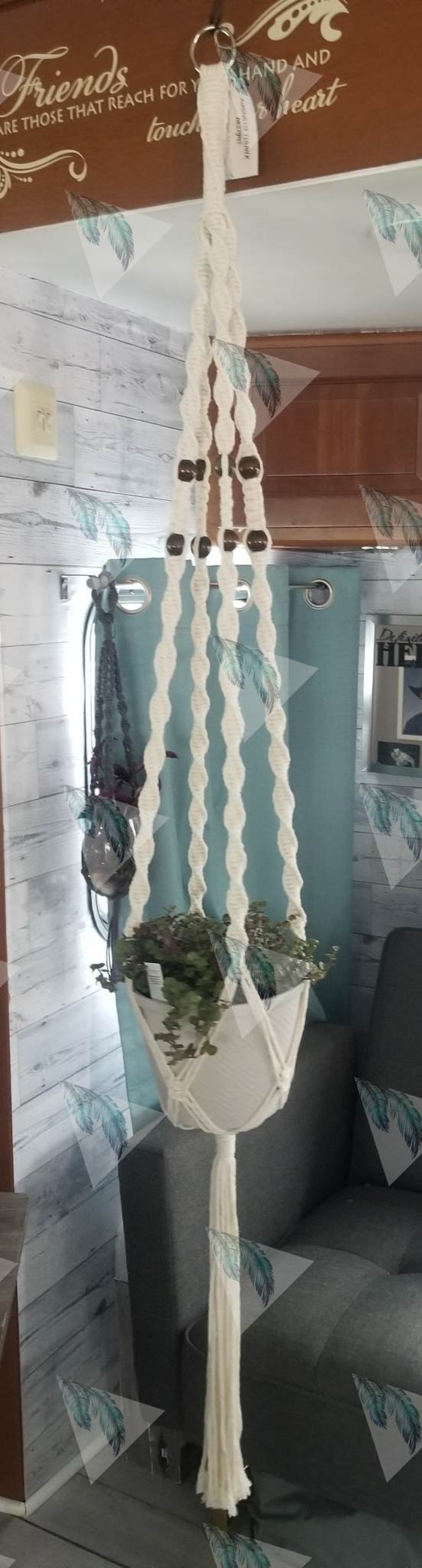 Long Plant Hanger for Larger Pots - Etsy