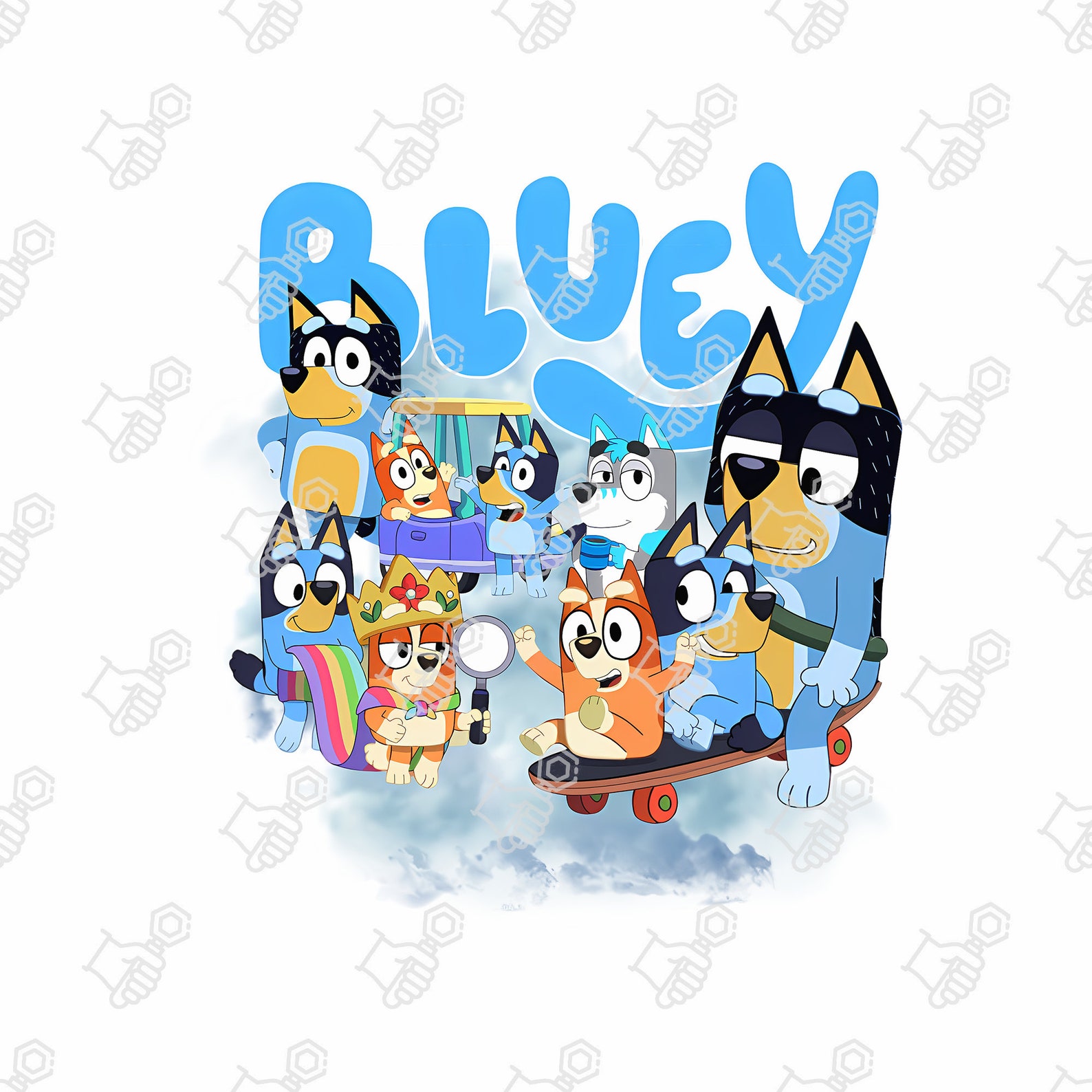 Bluey Mama Png Bluey Dad PNG Bluey Familie PNG Bluey Png - Etsy Nederland