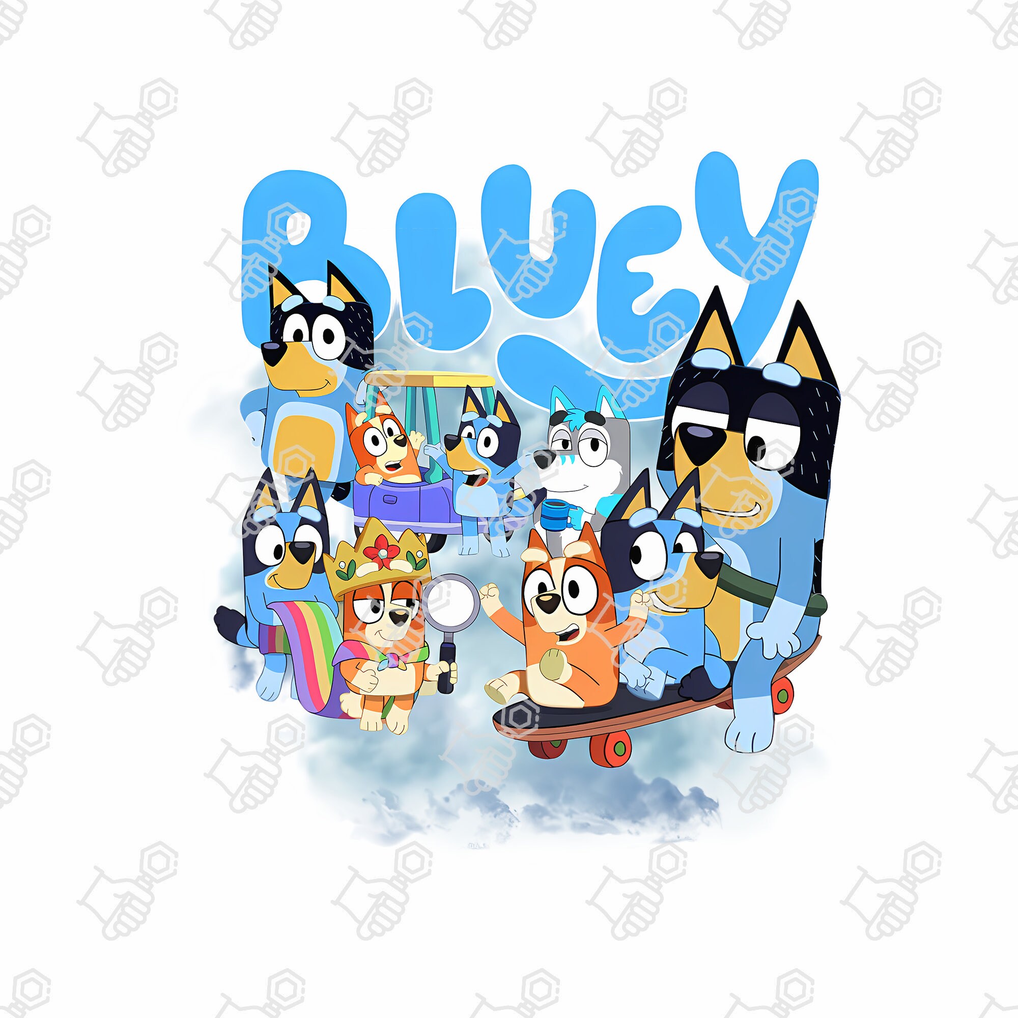Bluey And Bingo Png, Bluey Birthday Png, Bluey Png, Bluey, 56% OFF