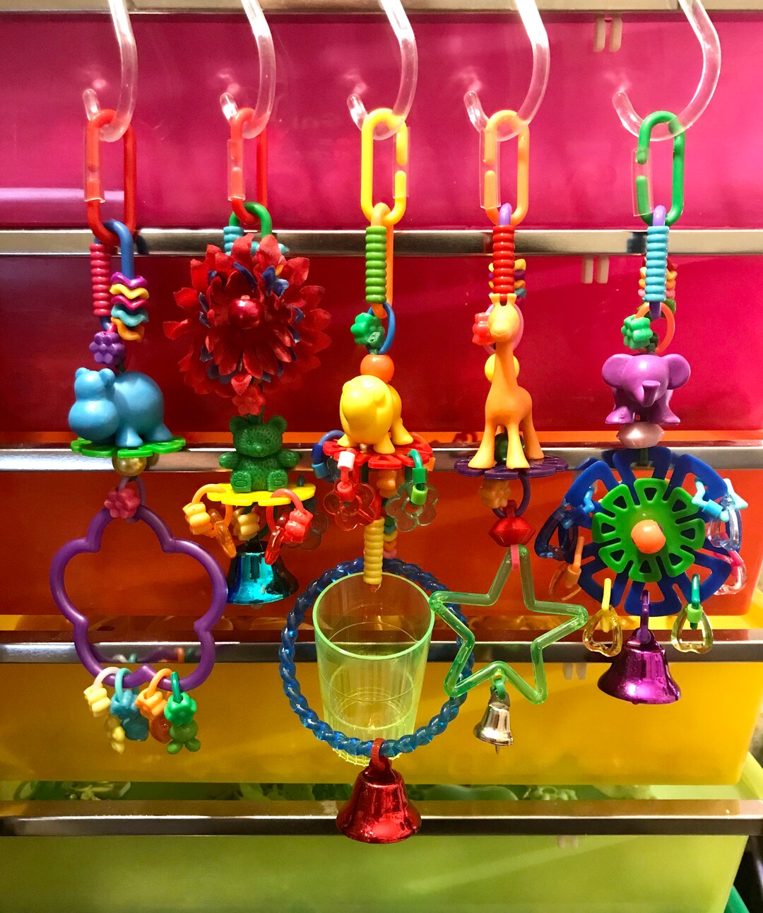 MINI TOYS Set of 5 Travel Cage Size Sugar Glider Toys - Etsy