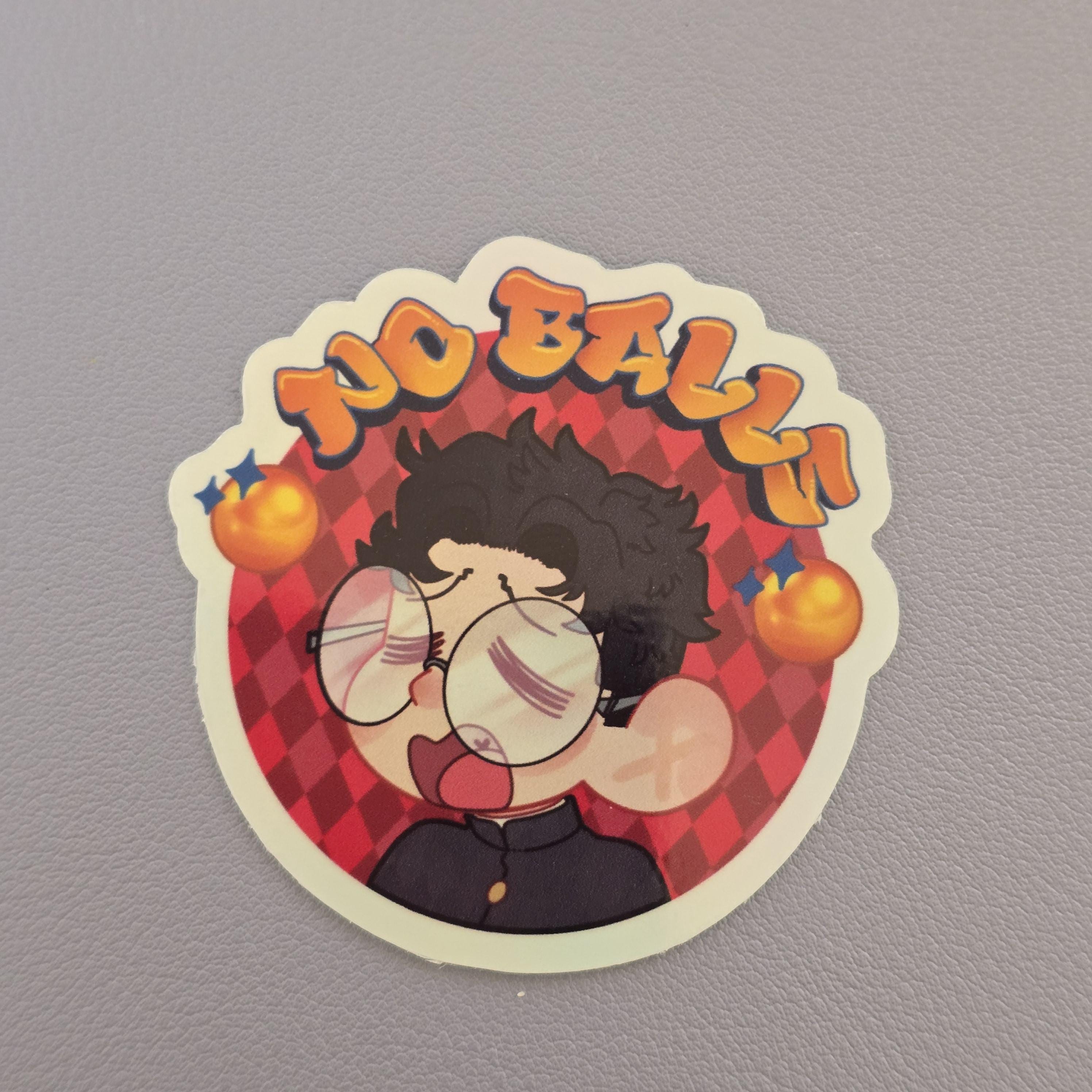 Okarun "no Balls" Sticker | Dandadan Sticker | Holographic Vinyl ...