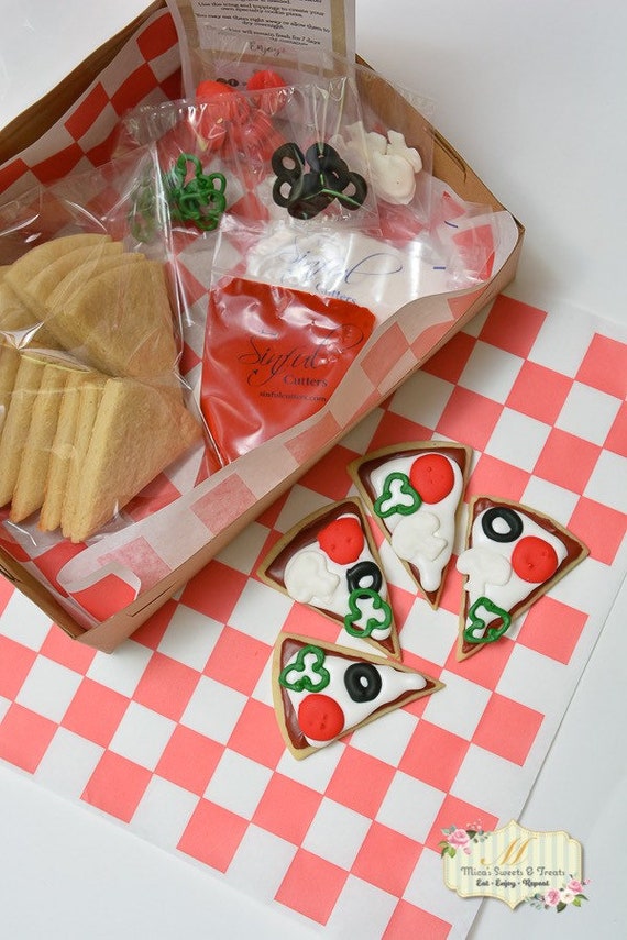 PIZZA DIY Cookie Kit | Etsy