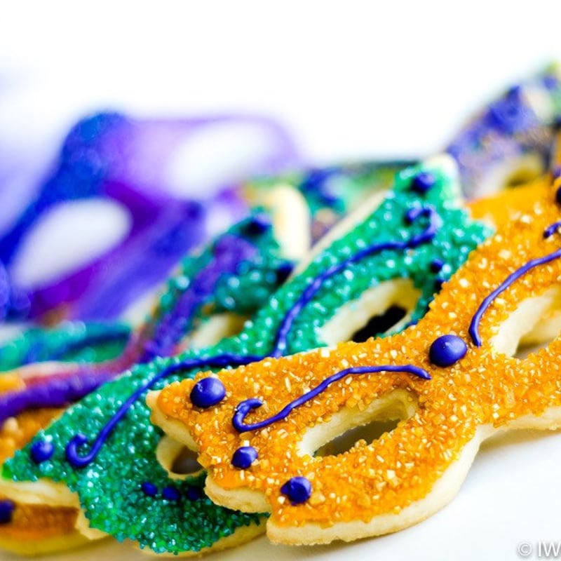 Mardi Gras Cookies - Etsy
