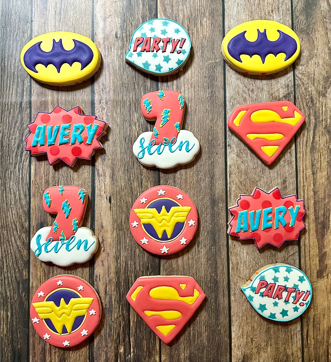 Supergirl Hero Decorated Sugar Cookies - Etsy