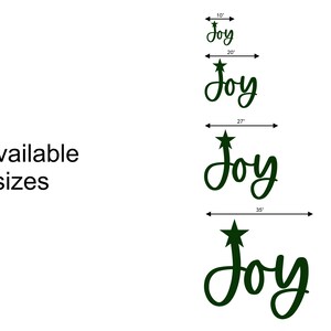 Joy Sign - Joy Cut Out Sign - Joy Word Cut Out - Farmhouse Decor ...