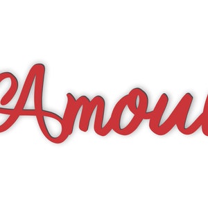 Amour Sign | Amourcutout Sign | Amourword Cut Out | Farmhouse Decor ...