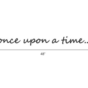 Once Upon a Time Sign - Once Upon a Time Word Cut Out - Laser Cut Word ...