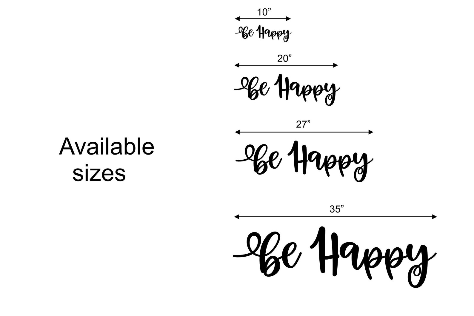 Be Happy Sign Be Happy Cutout Sign Be Happy Be Happy - Etsy