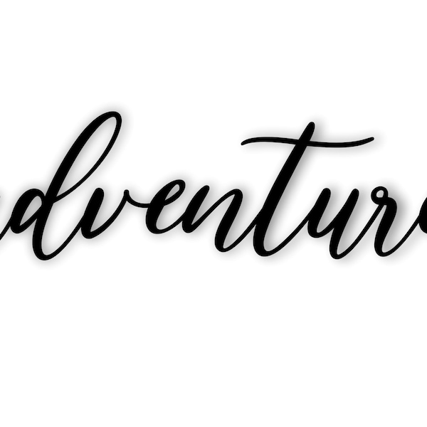 Adventure Wood Sign - Etsy