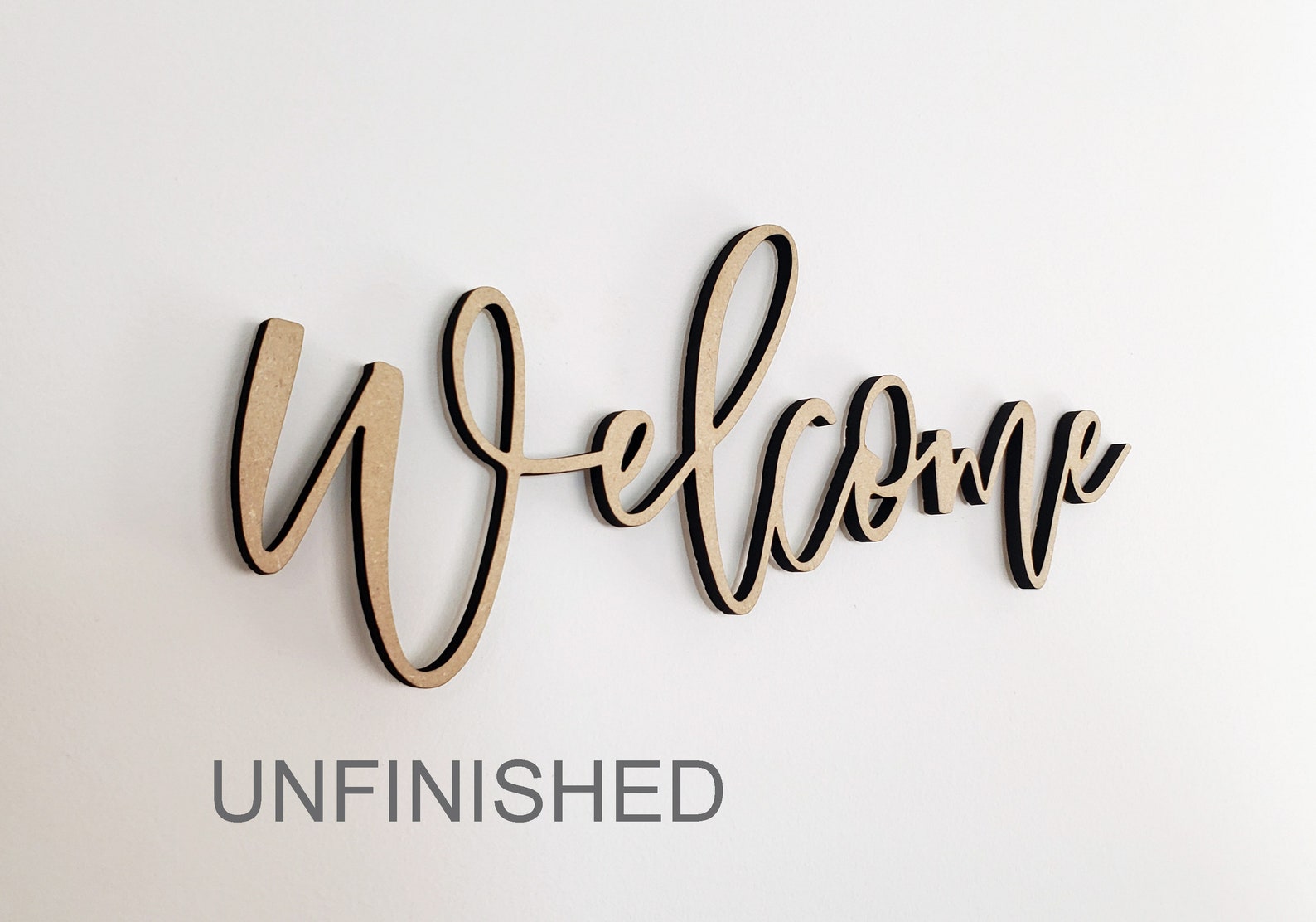 Welcome Sign Welcome Cutout Sign Welcome Word Cut Out - Etsy
