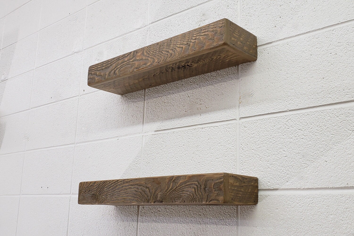 100% AUTHENTIC RECLAIMED WOOD Floating Shelf Barn Wood Shelf | Etsy