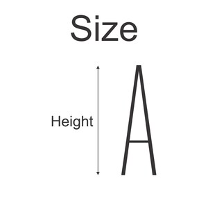 Tall Skinny Wood Letter | Laser Cut Letter | Farmhouse Decor | Wood ...