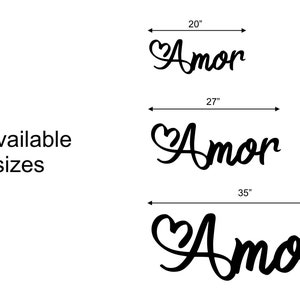 Amor Sign - Amorcutout Sign - Amorword Cut Out - Farmhouse Decor ...