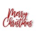 Merry Christmas Sign Merry Christmas Cutout Sign Merry Christmas Word ...