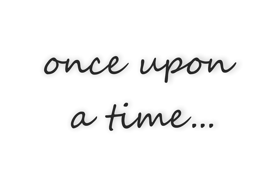 Once Upon a Time Sign - Once Upon a Time Word Cut Out - Laser Cut Word ...