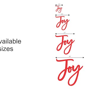 Joy Sign Joy Cut Out Sign Joy Word Cut Out Farmhouse - Etsy