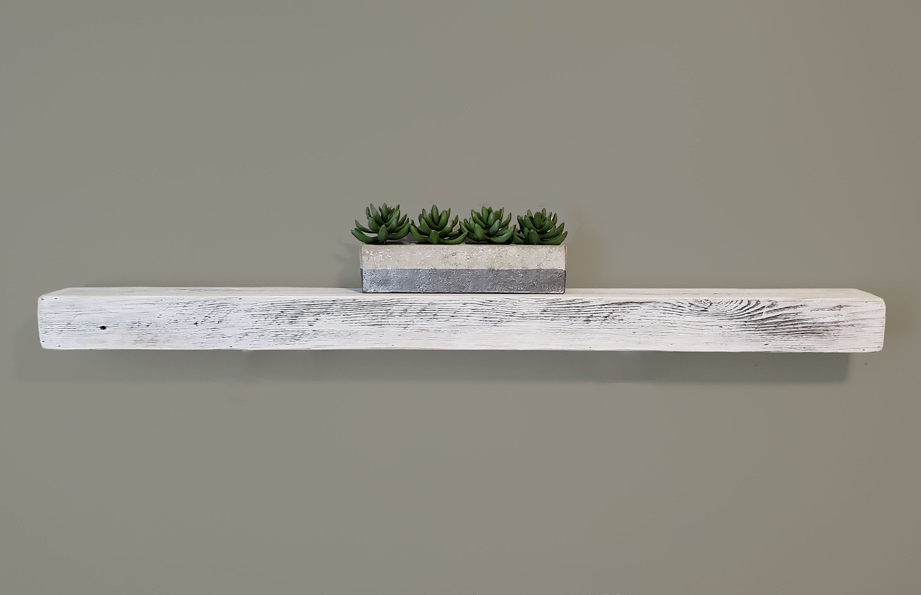 100% AUTHENTIC RECLAIMED WOOD Floating Shelf, Barn Wood Shelf ...