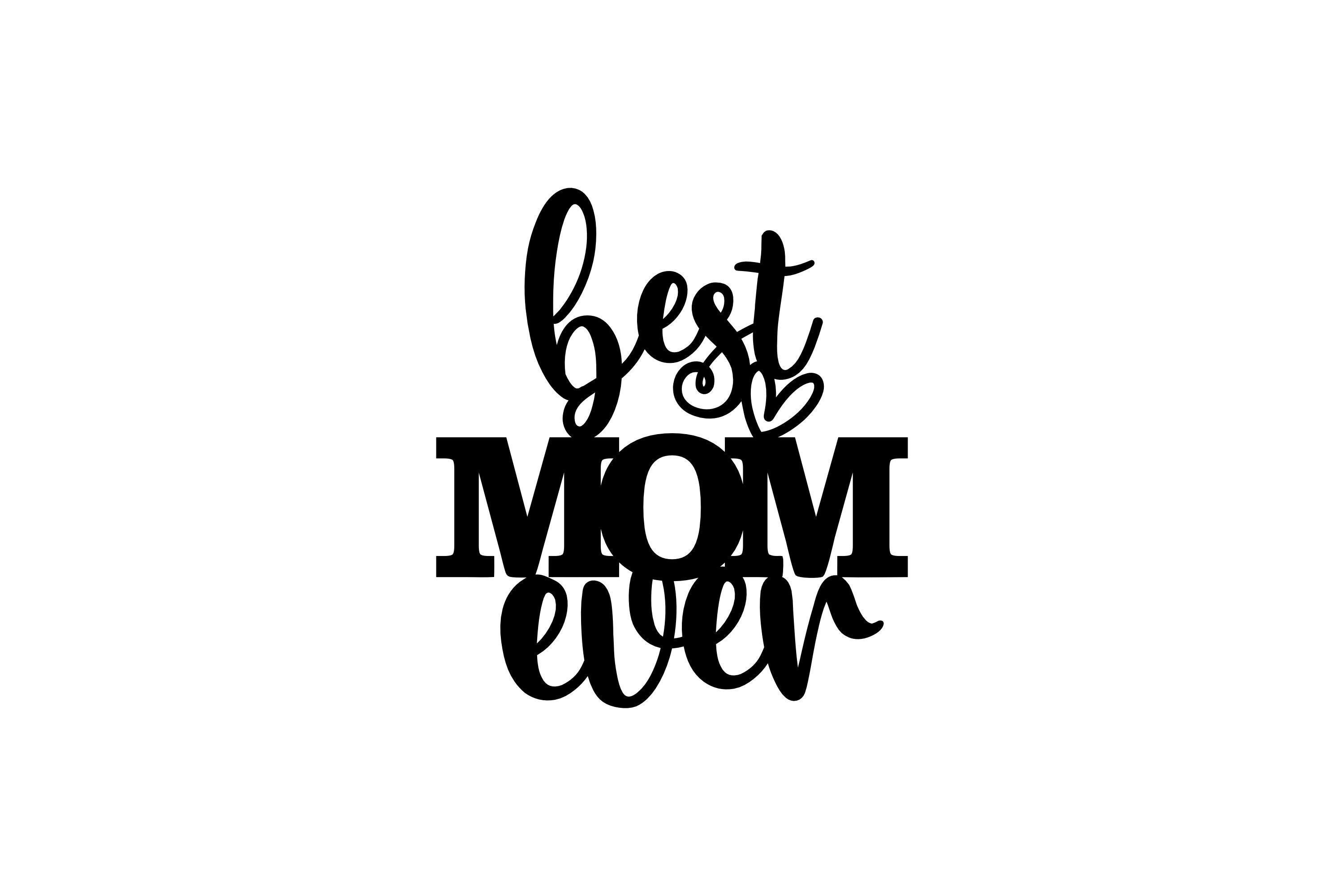 Best Mom Sign NAZENTI Personalized DIY Best Mom Ever Handprint Sign,