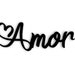Amor Sign - Amorcutout Sign - Amorword Cut Out - Farmhouse Decor ...