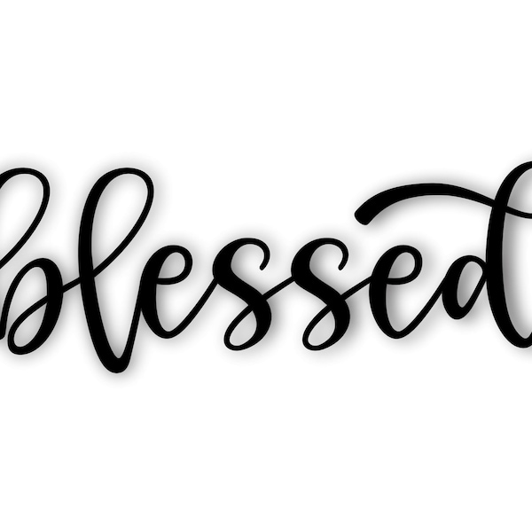 Blessed Sign - Etsy