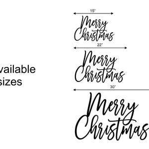 Merry Christmas Sign - Merry Christmas Cutout Sign - Merry Christmas ...