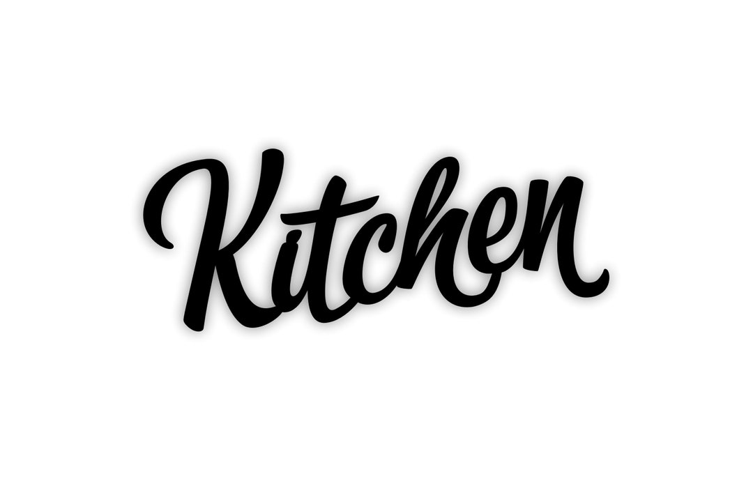 Kitchen Sign - Kitchen Cutout Sign - Kitchen - Kitchen Word Cut Out ...