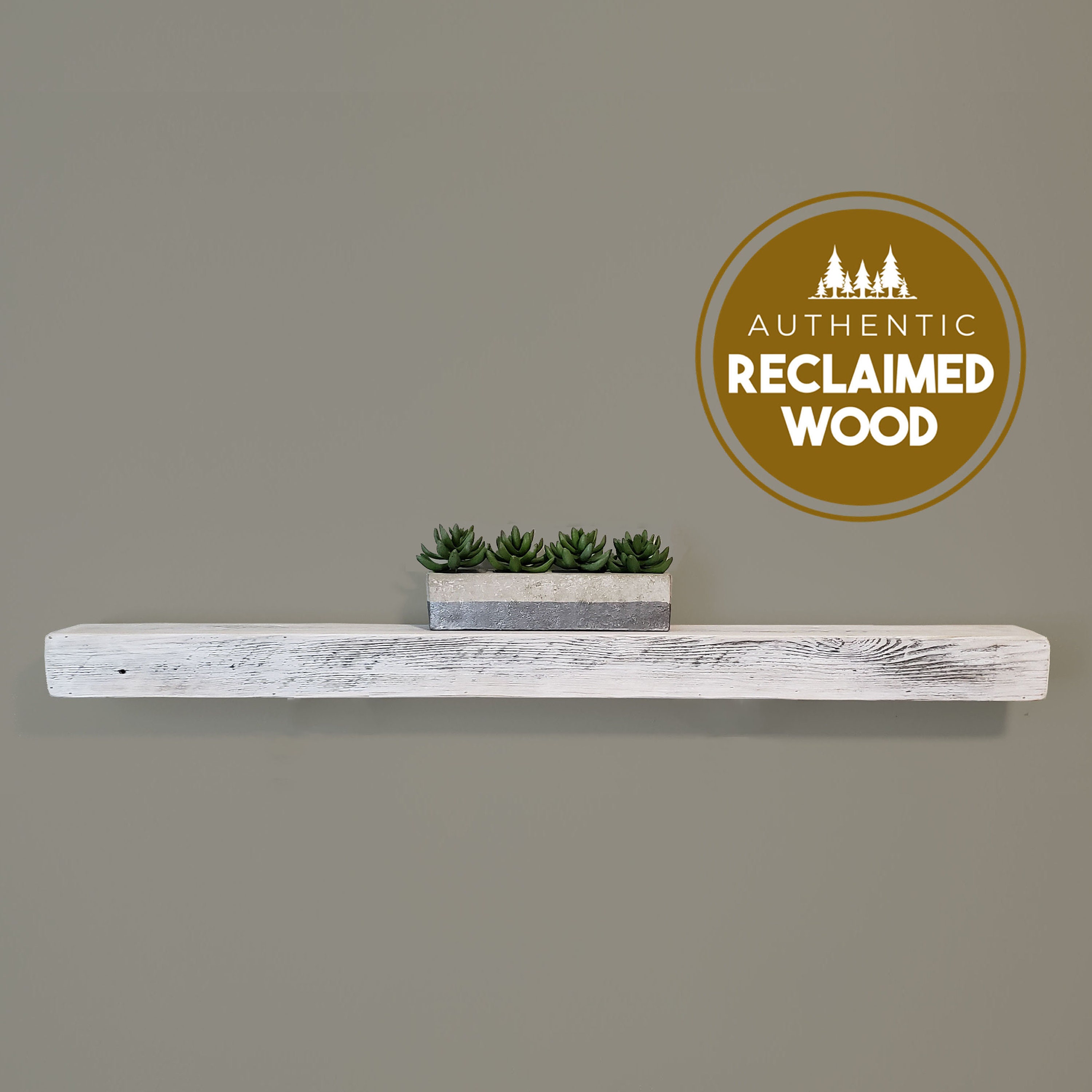 100% AUTHENTIC RECLAIMED WOOD Floating Shelf Barn Wood Shelf | Etsy