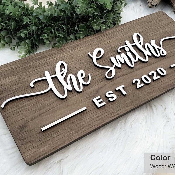 Last Name Decor - Etsy