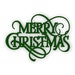 Merry Christmas Sign Merry Christmas Cutout Sign Merry Christmas Word ...