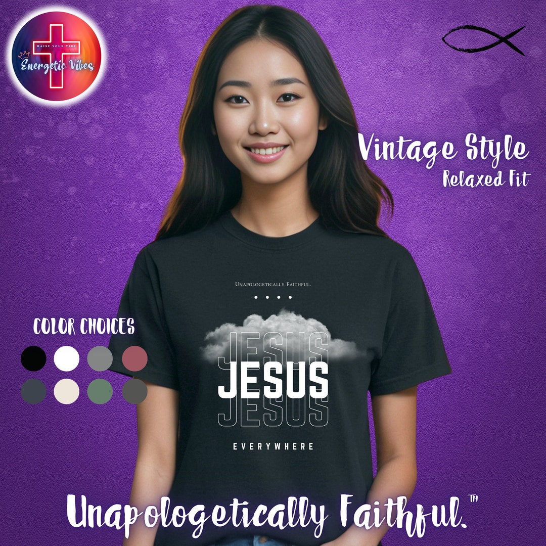 Jesus Christianity Shirt Comfortable Aesthetic Christian Clothing Faith Gift - Etsy