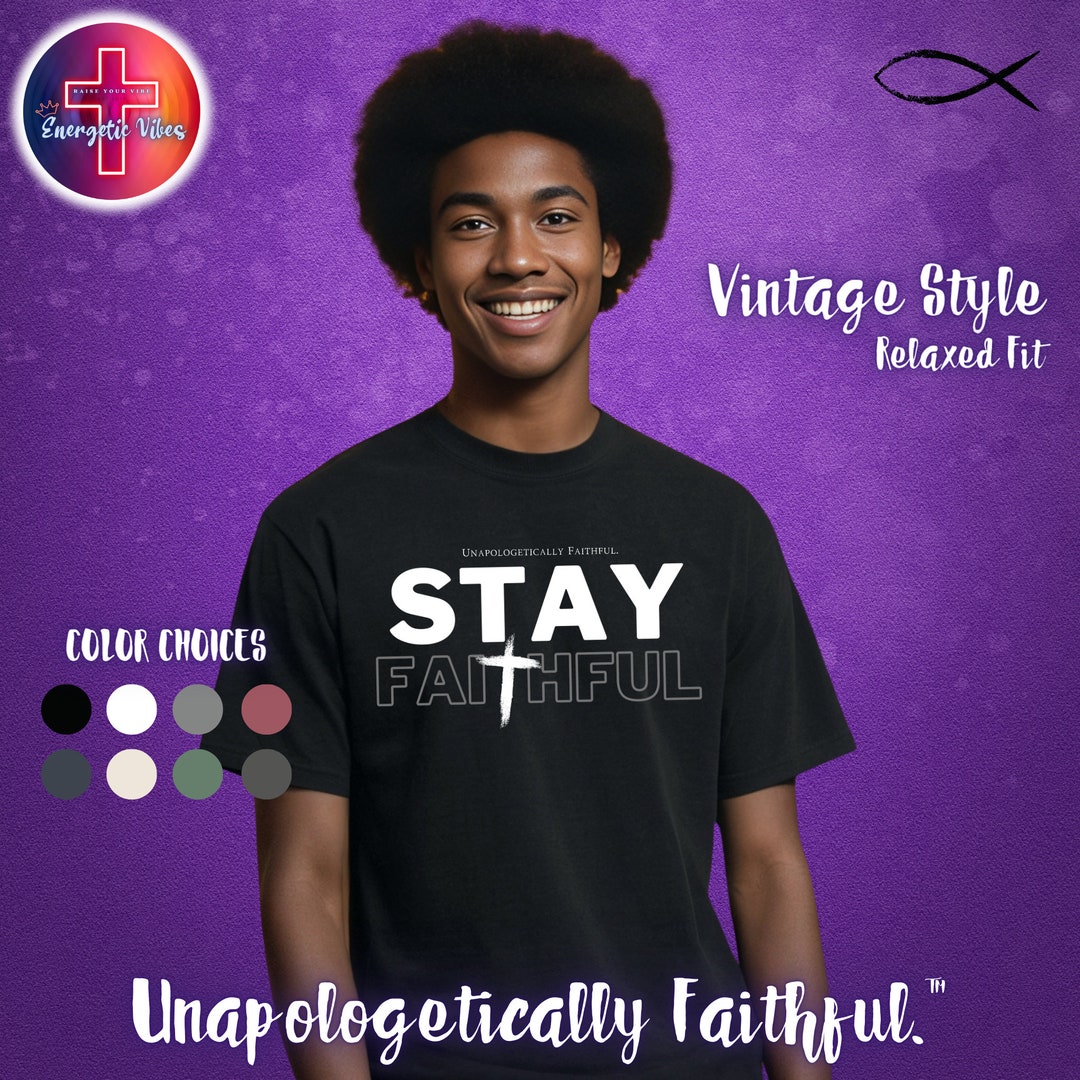 Jesus Faithful Shirt Comfortable Faithfully Christian Gift Faith Based ...