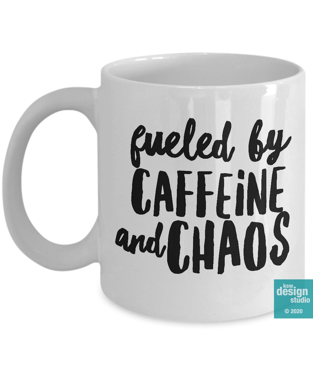 Coffee Addicts Mug | Fueled by Caffeine and Chaos | Pandemic ...