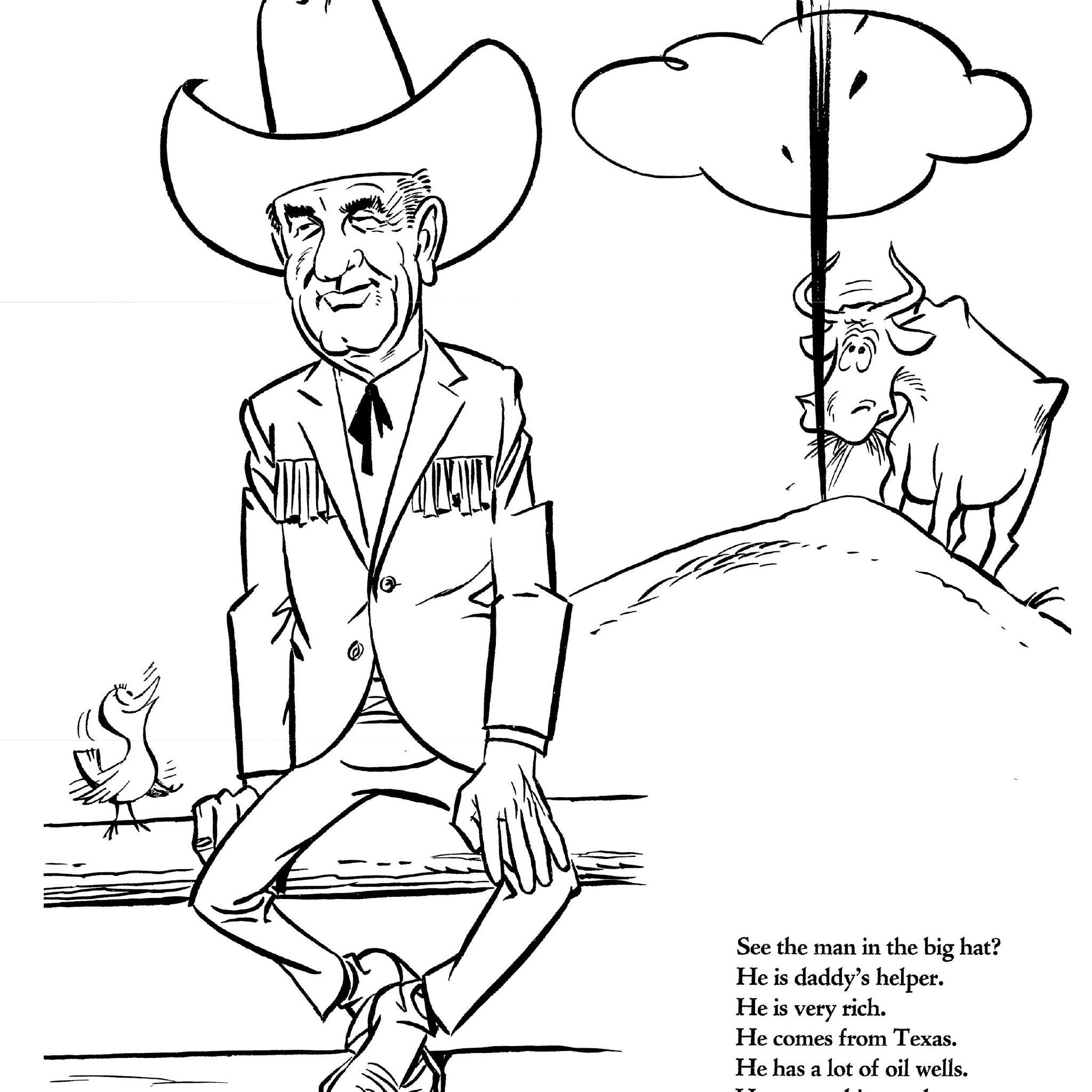 Mort Drucker’s JFK Coloring Book 1962 Printable PDF Instant Digital ...
