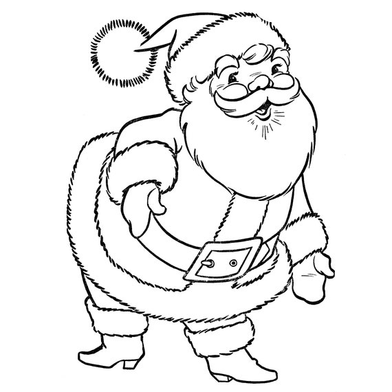 Christmas Coloring Pages Santa Claus