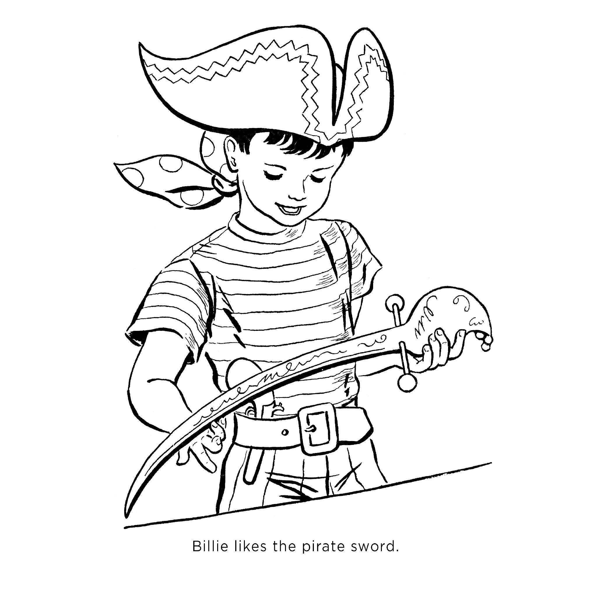 Let' Play Pirates: Coloring Book Printable PDF Instant Digital Download ...