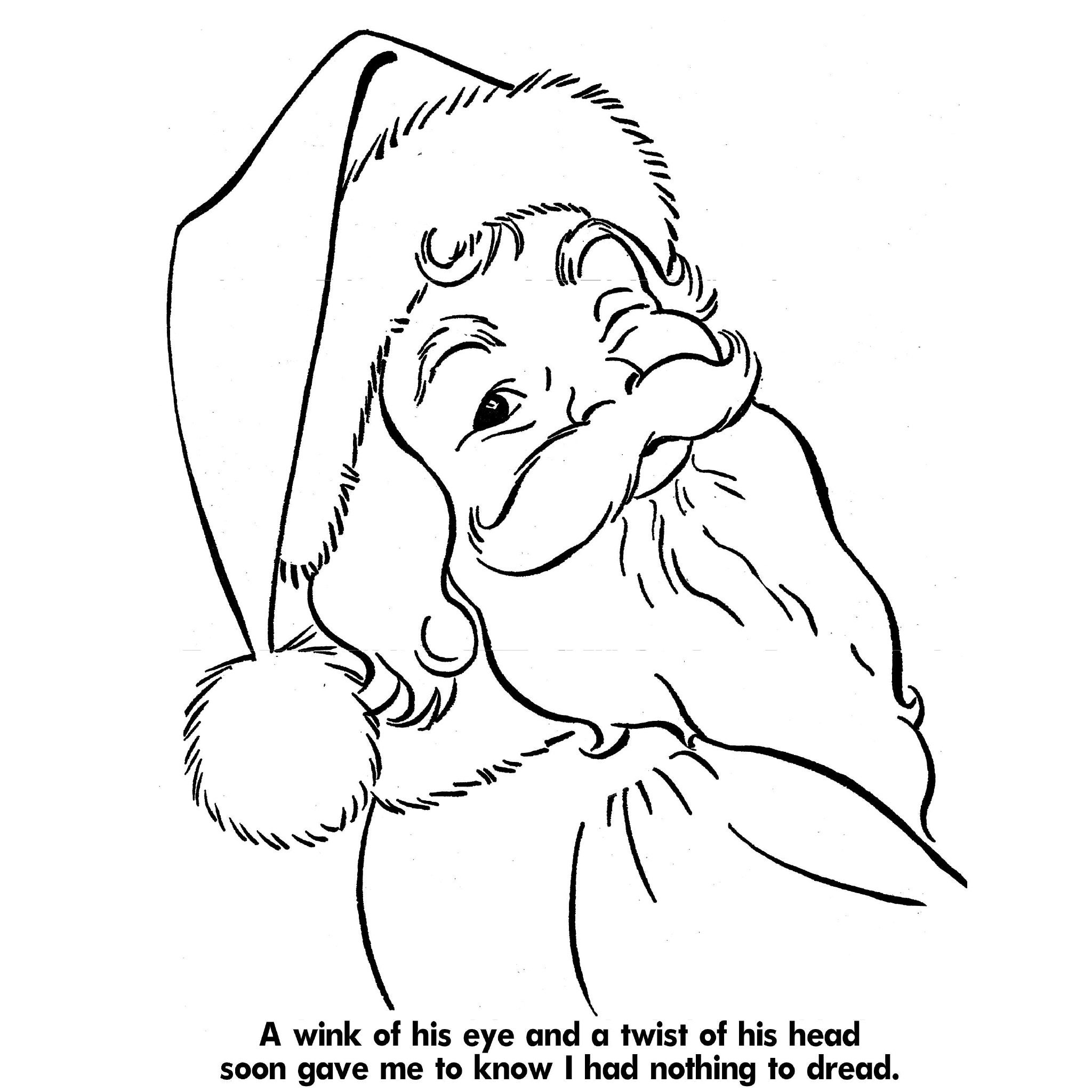 The Night Before Christmas Coloring Book Printable PDF Instant Digital ...