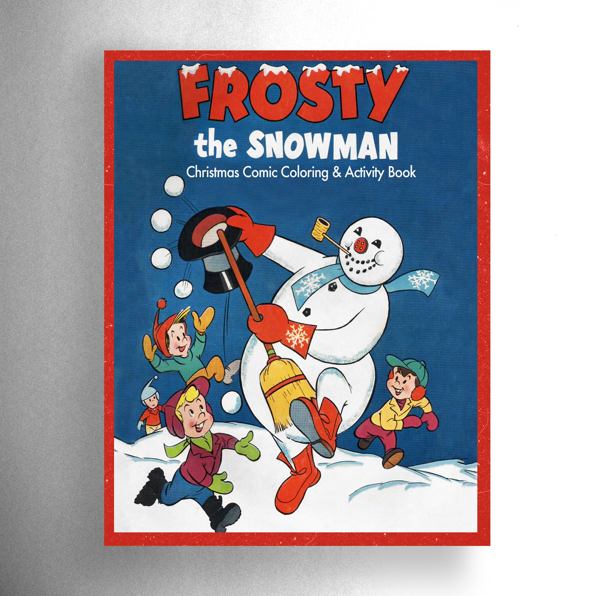 Frosty the Snowman Christmas Comic Coloring Book: Vintage Printable ...
