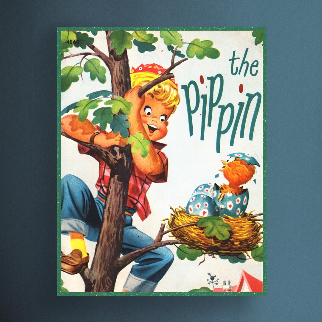 The Pippin Coloring Book: A Vintage Coloring Book Printable PDF Instant ...