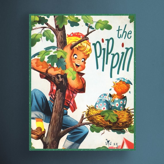 The Pippin Coloring Book: A Vintage Coloring Book Printable | Etsy